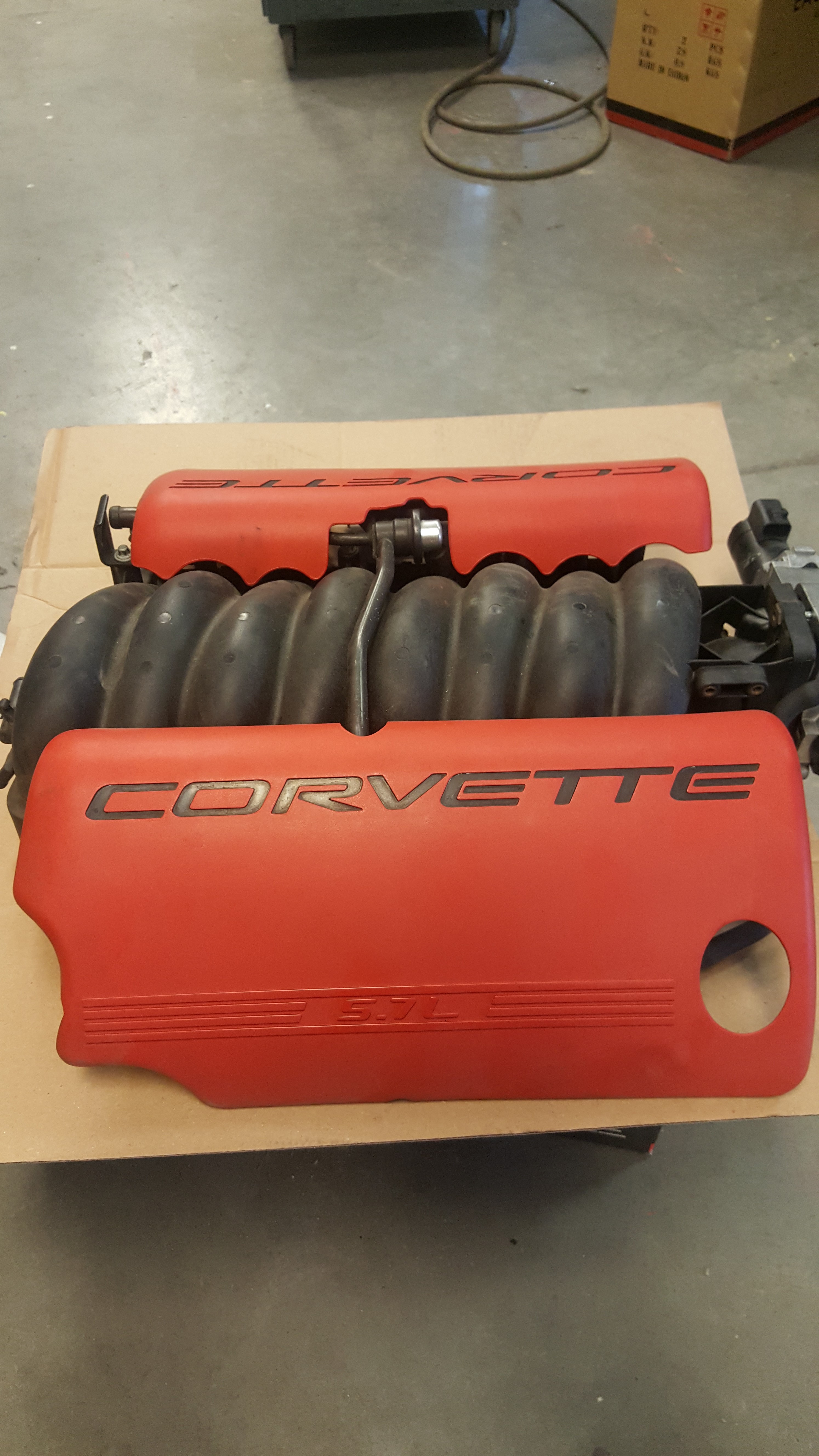 FS (For Sale) ls6 red engine covers - CorvetteForum - Chevrolet ...