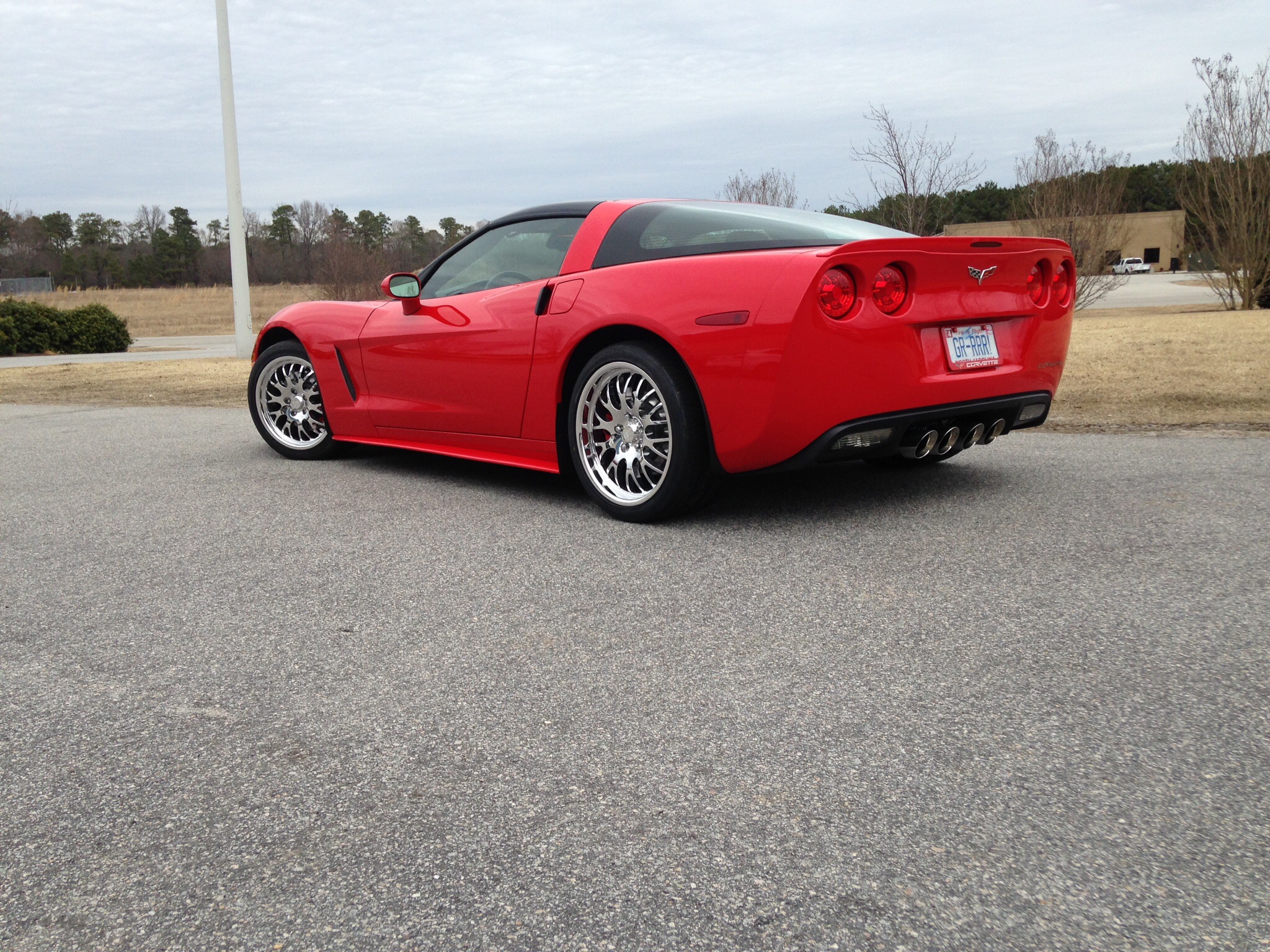 C6 in Torch Red lets see pics of your wheel choice! - Page 2 ...