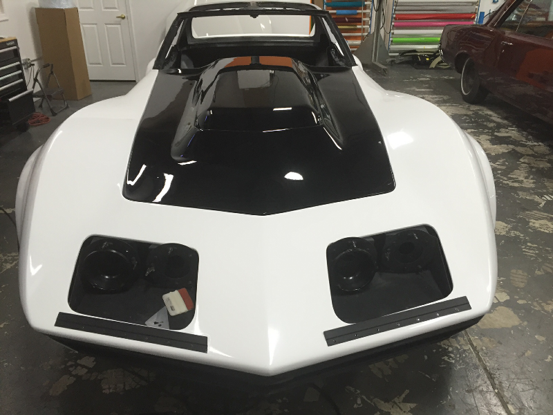 Outside the Box: This C3 Corvette Is Getting a Cool Wrap Job ...