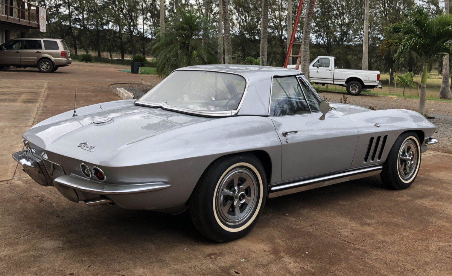Silver '65 Corvette Convertible Has Us Dreaming of Hawaii - CorvetteForum