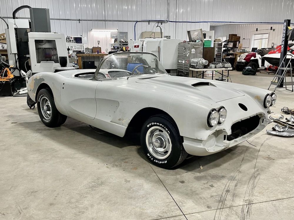 1958 Corvette Restoration Project Resumed After Four Decades in Storage ...