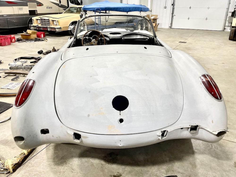 1958 Corvette Restoration Project Resumed After Four Decades in Storage ...